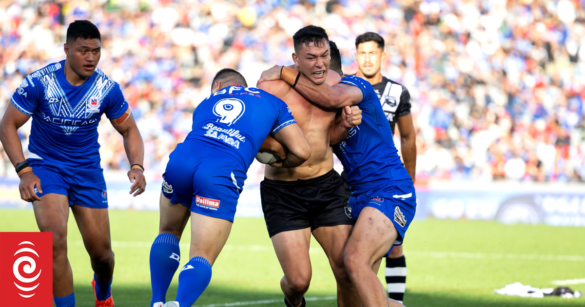 Joey Manu's code switch: A future All Black? | RNZ News