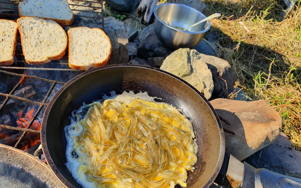 A day out whitebaiting - 'It's just what we've always done' | RNZ