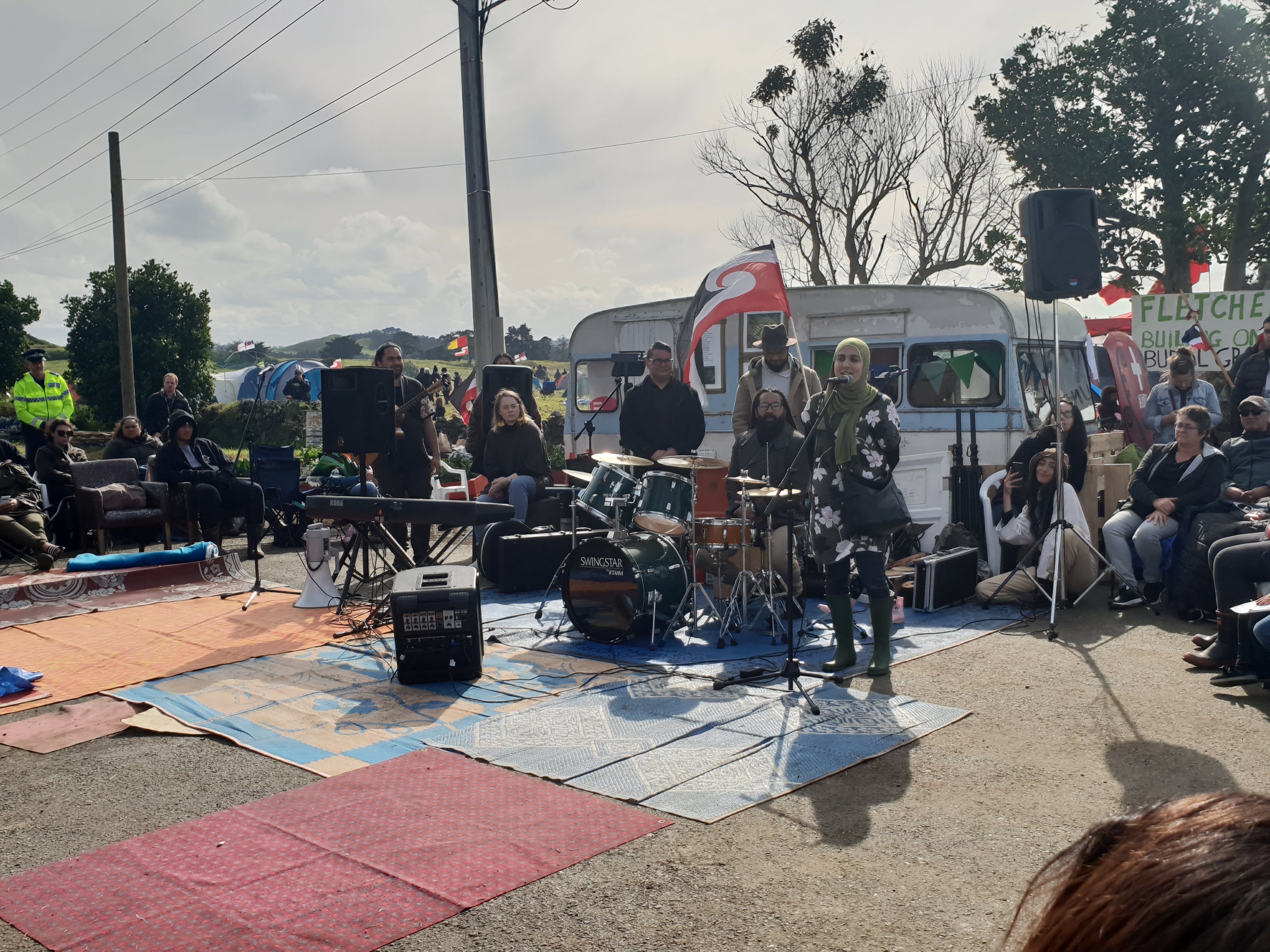 Ihumātao: Government ministers welcomed to protest site with powerful ...