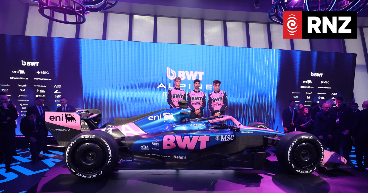 The only way is up for Alpine as new F1 car launched on a cruise liner ...