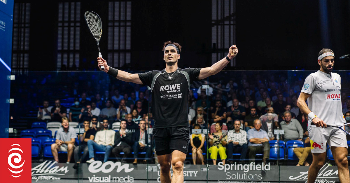 Coll into British Open squash semi-finals after tense battle | RNZ News