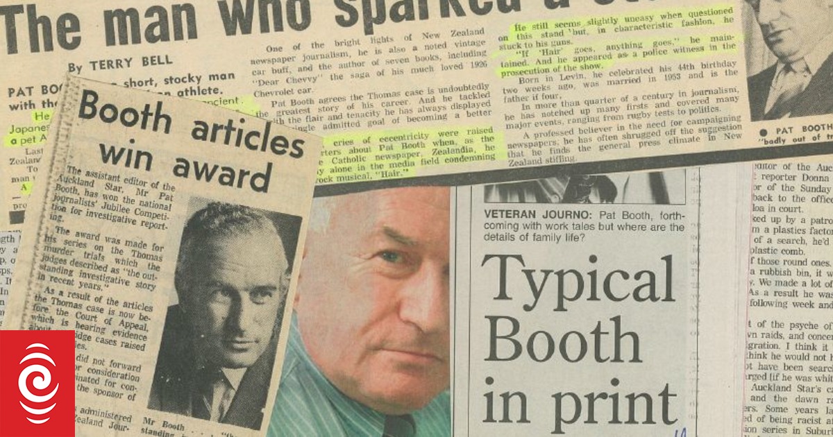 Veteran journalist Pat Booth remembered | RNZ