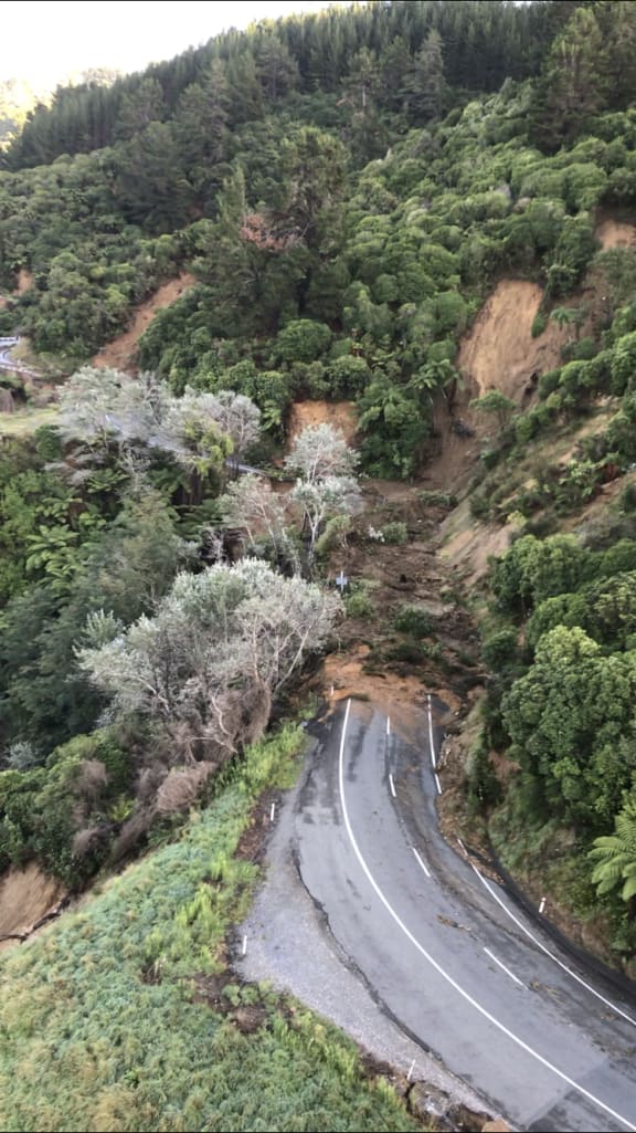 Months to fully reopen Takaka Hill following damage from Gita | RNZ