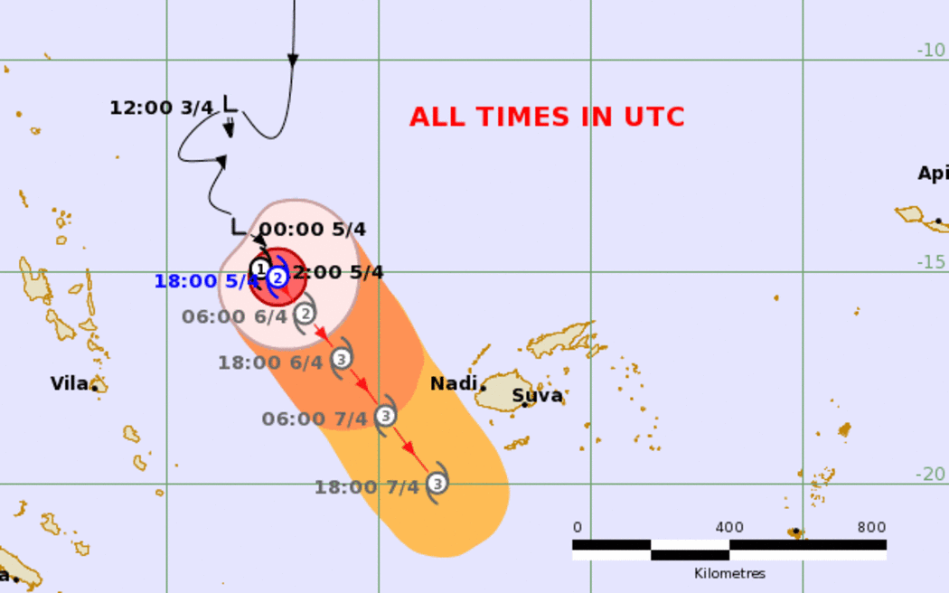 Fiji schools will remain closed as Tropical Cyclone Vaianu intensifies ...