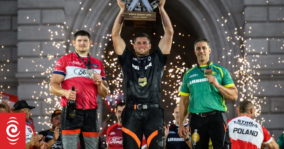 King Country farmer chops his way to glory in Austria | RNZ News