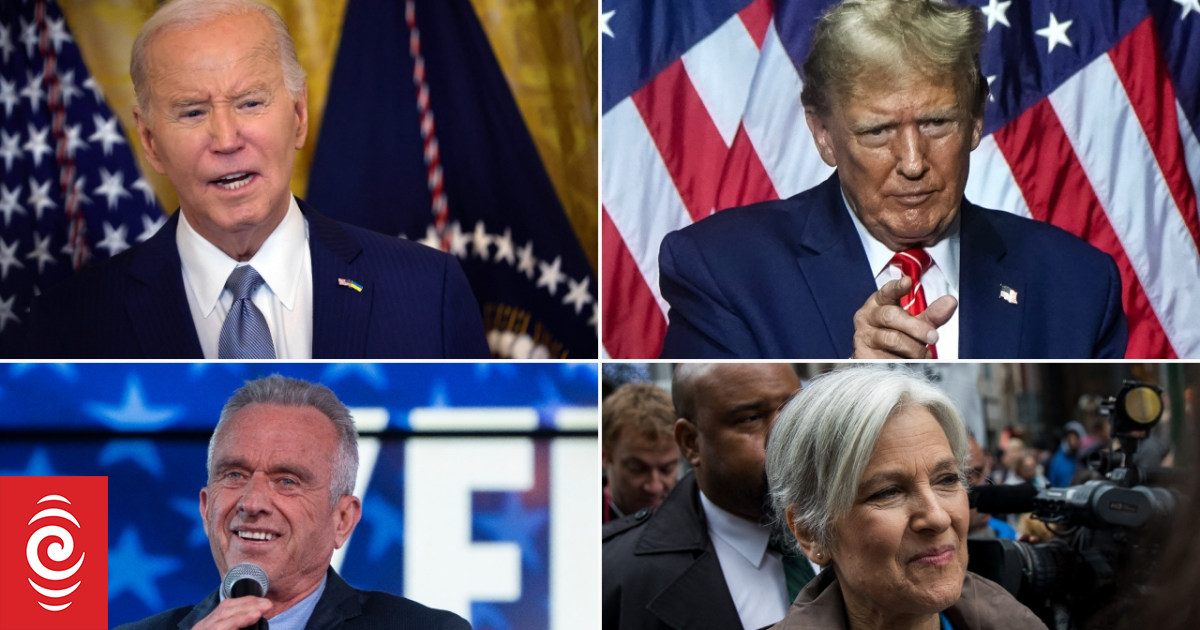 Who are the candidates running in the 2024 US presidential election ...