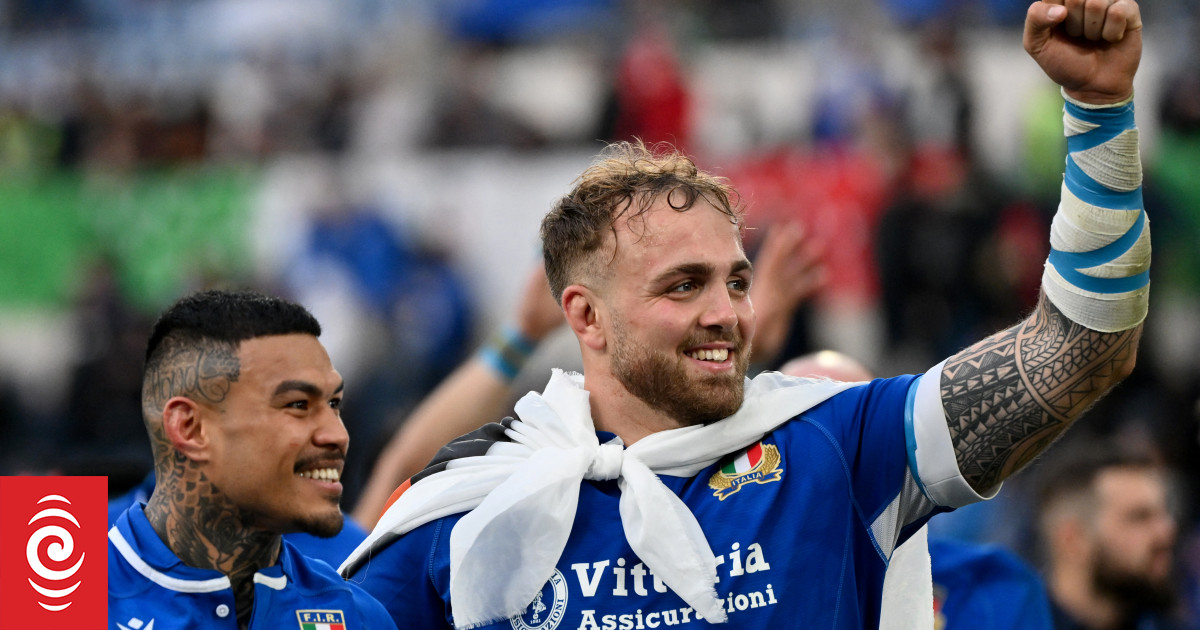Italy fight back for famous victory over Scotland in Rome | RNZ News