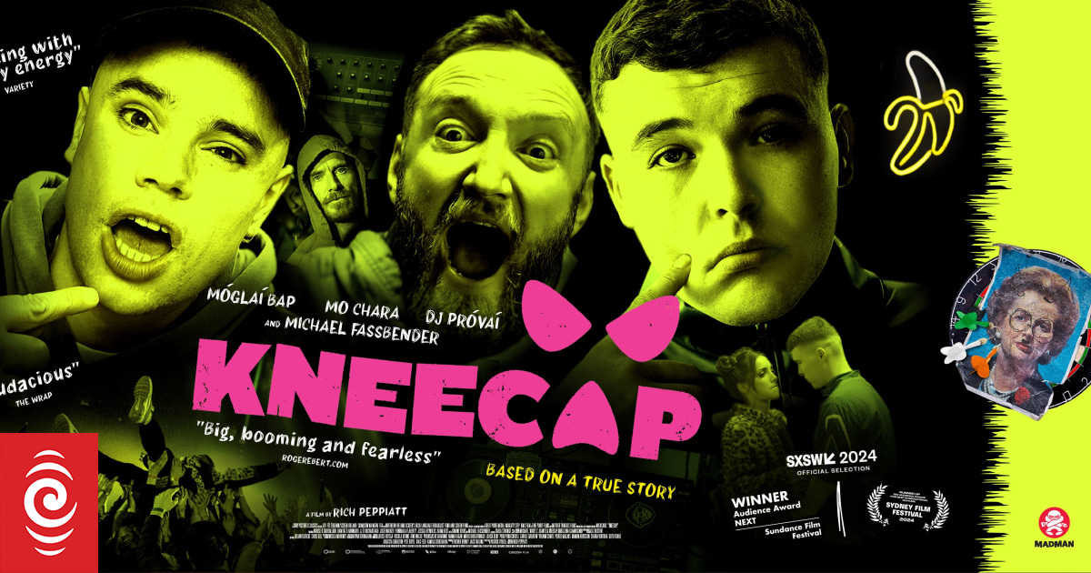 Belfast rap trio Kneecap stars of their own film | RNZ
