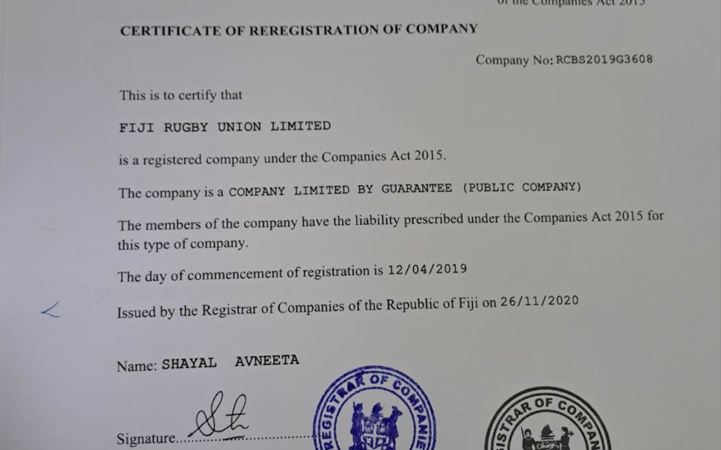 Suva queries Fiji Rugby Union company set up and calls for changes ...