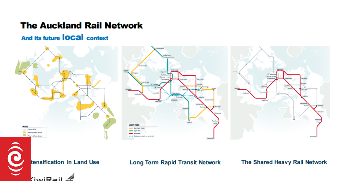 Auckland rail: KiwiRail, Auckland Transport release plans | RNZ News