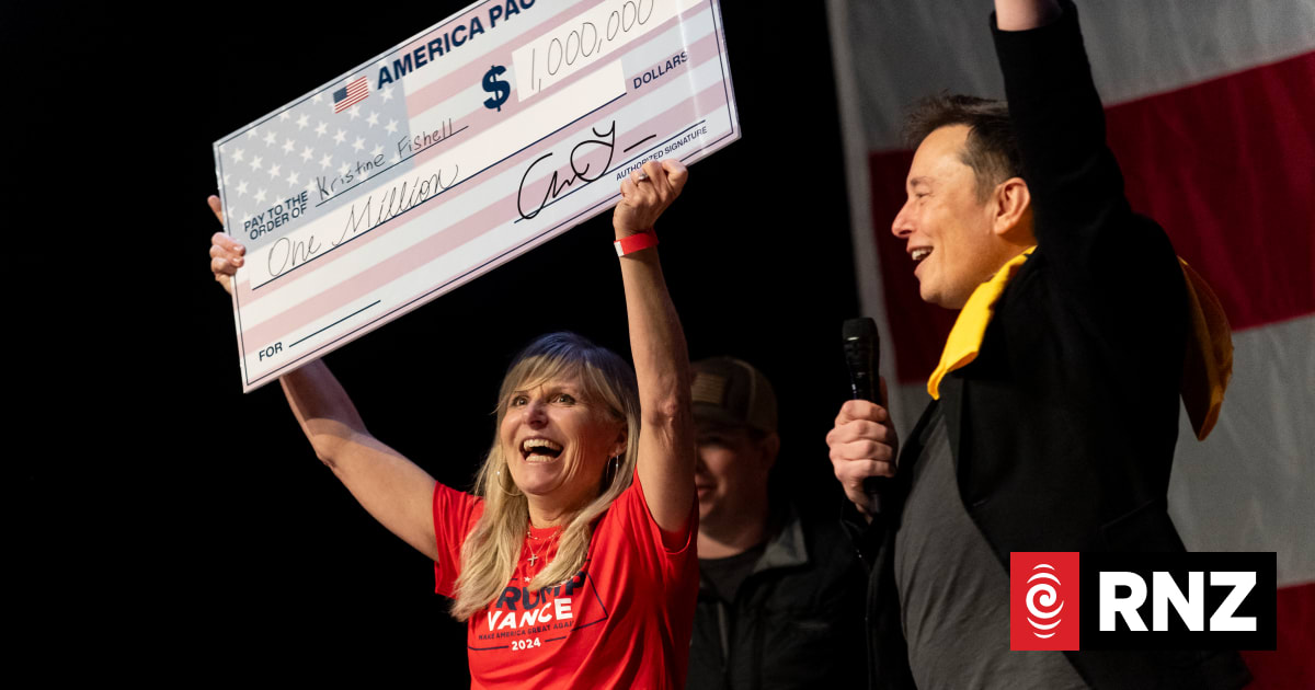 Philadelphia DA sues Elon Musk and his super PAC over $1m sweepstakes | RNZ