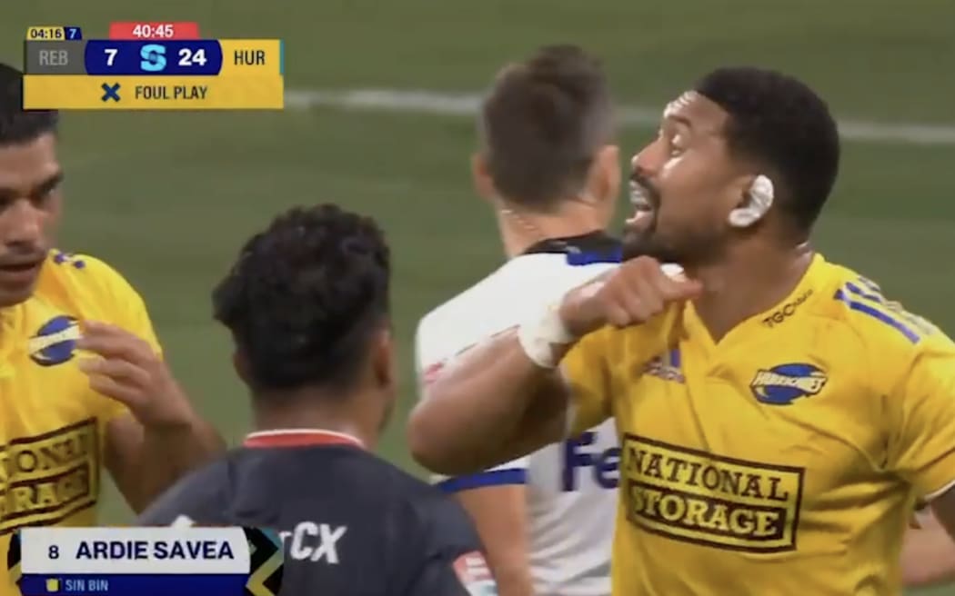 Hurricanes star Ardie Savea cited over throat-slitting incident | RNZ News