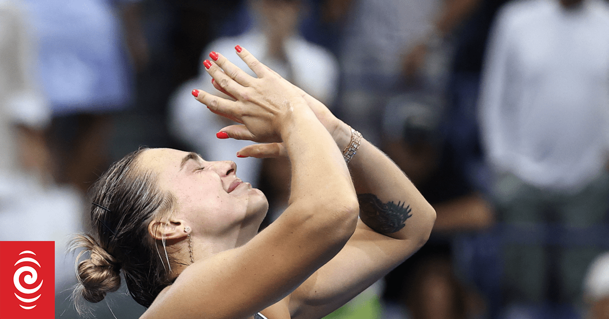 Tennis: Sabalenka beats Anisimova to win second straight US Open title | RNZ News