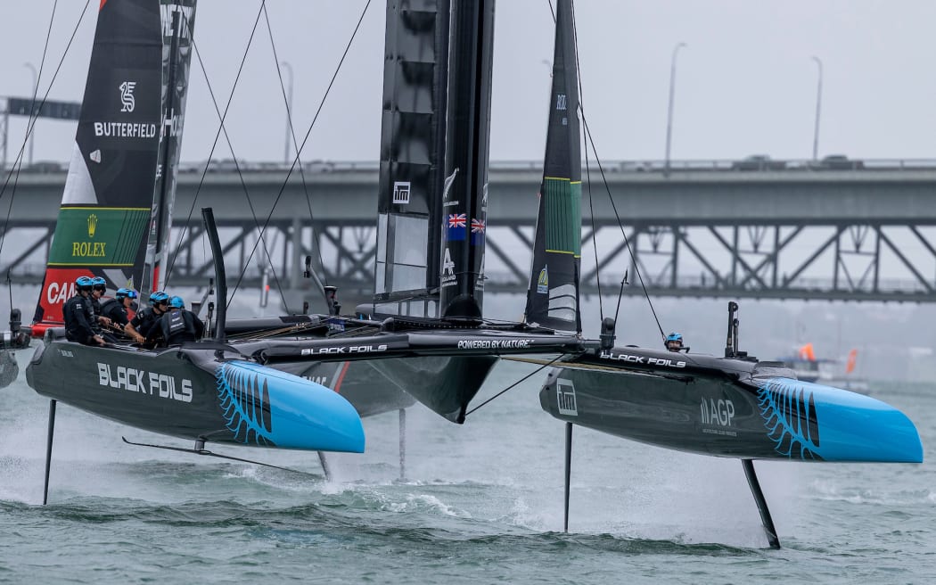 New Zealand SailGP as it happened: Day one off Auckland's Wynyard Point ...