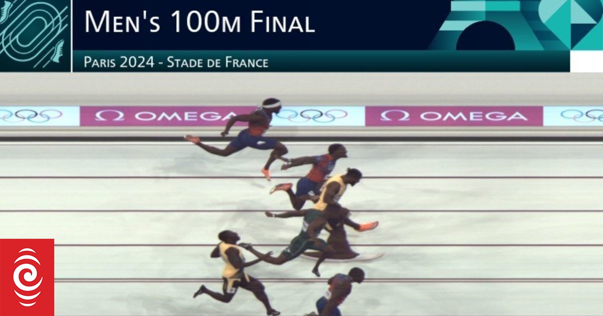 Noah Lyles wins Olympic 100m gold in dramatic photo finish | RNZ News