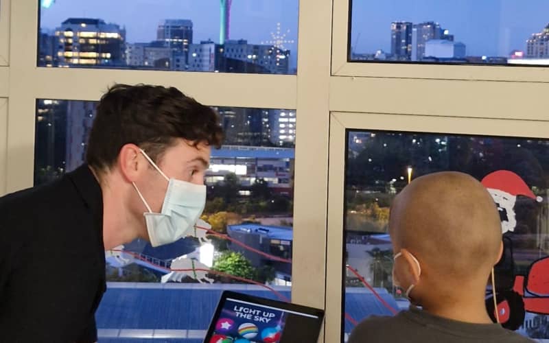 Starship patients light up Sky Tower for Christmas | RNZ