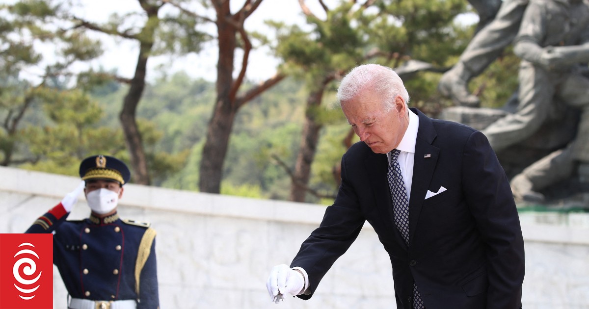 Biden gives cautious 'hello' to N.Korea's Kim as he tours Asia | RNZ News
