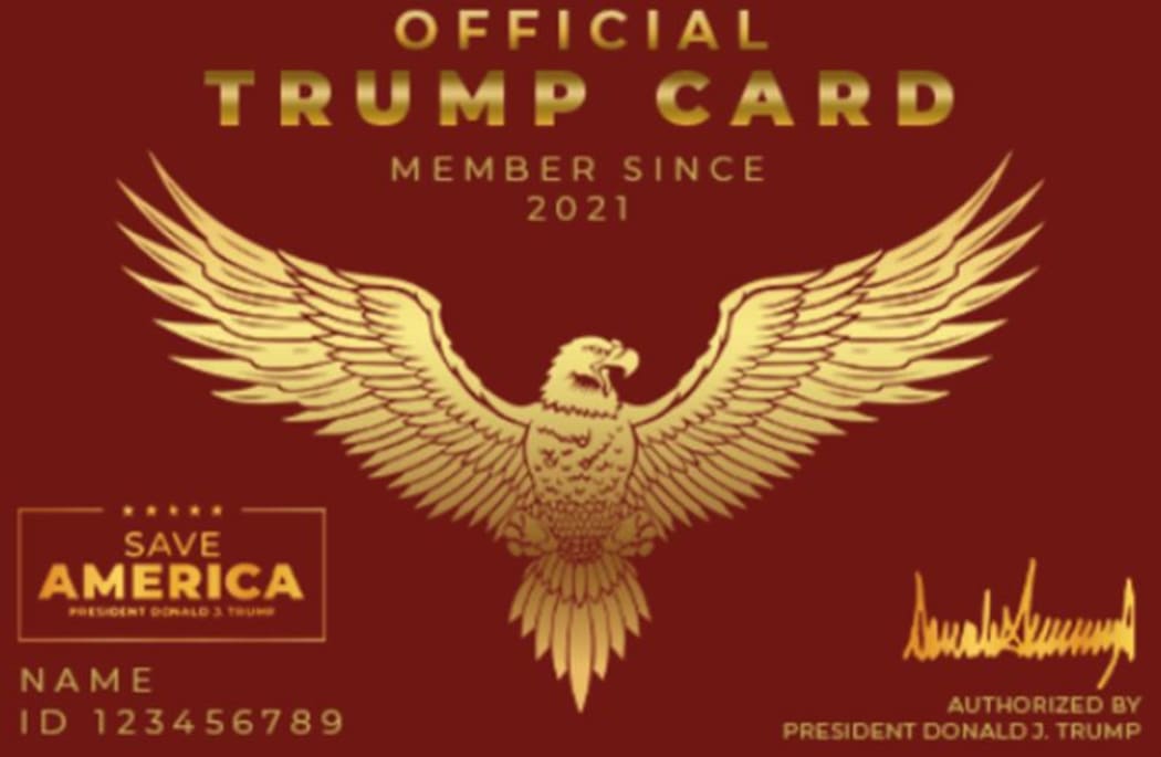 Wellington designer's work used as logo on 'Trump Card' | RNZ News