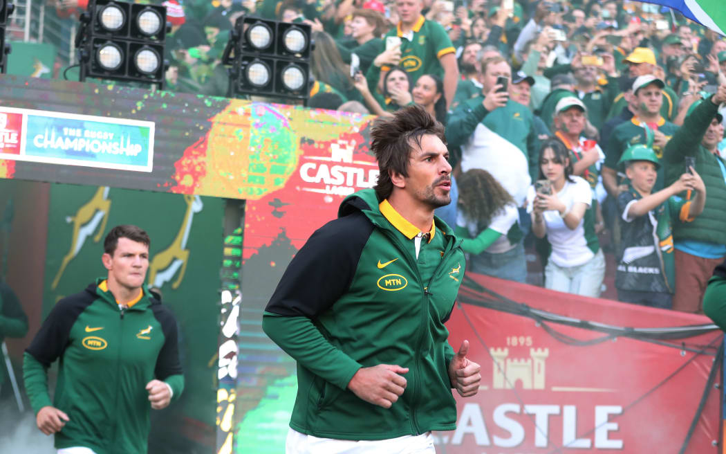 Etzebeth to become most capped Springbok in title decider | RNZ News