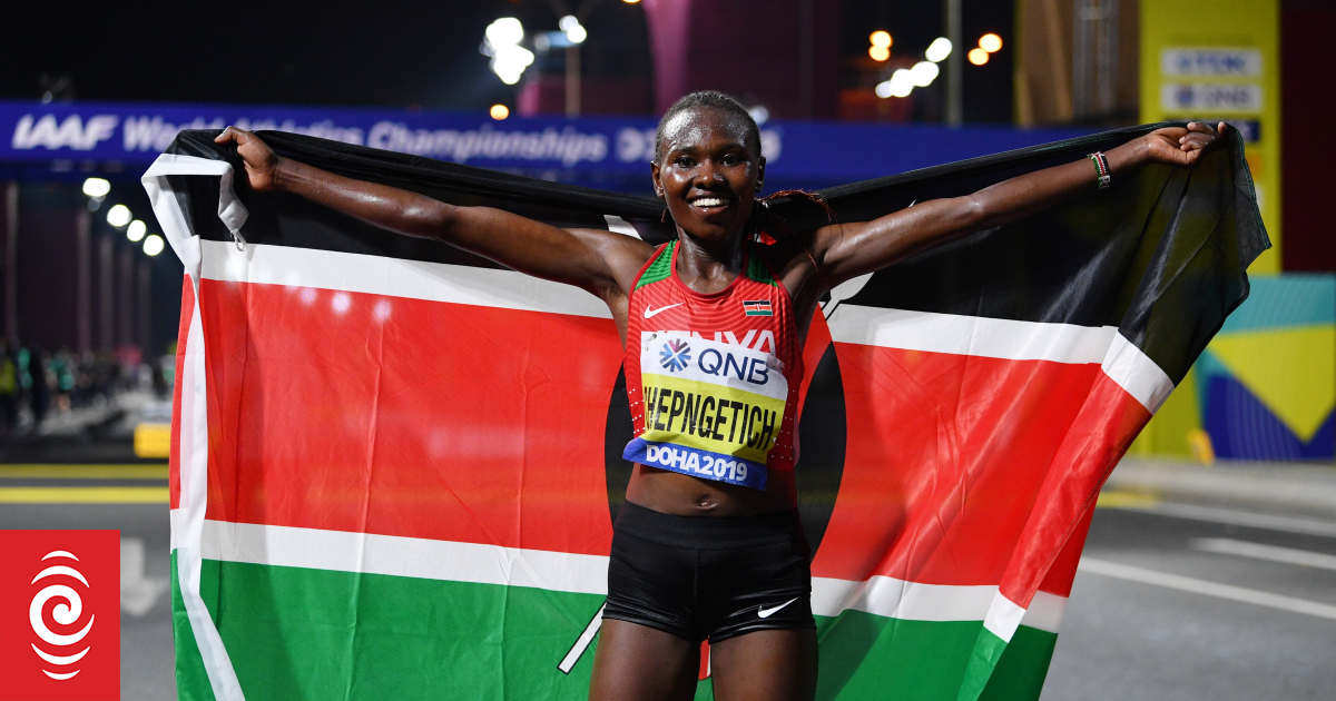 Marathon world record-holder Chepngetich provisionally suspended over banned substance | RNZ News