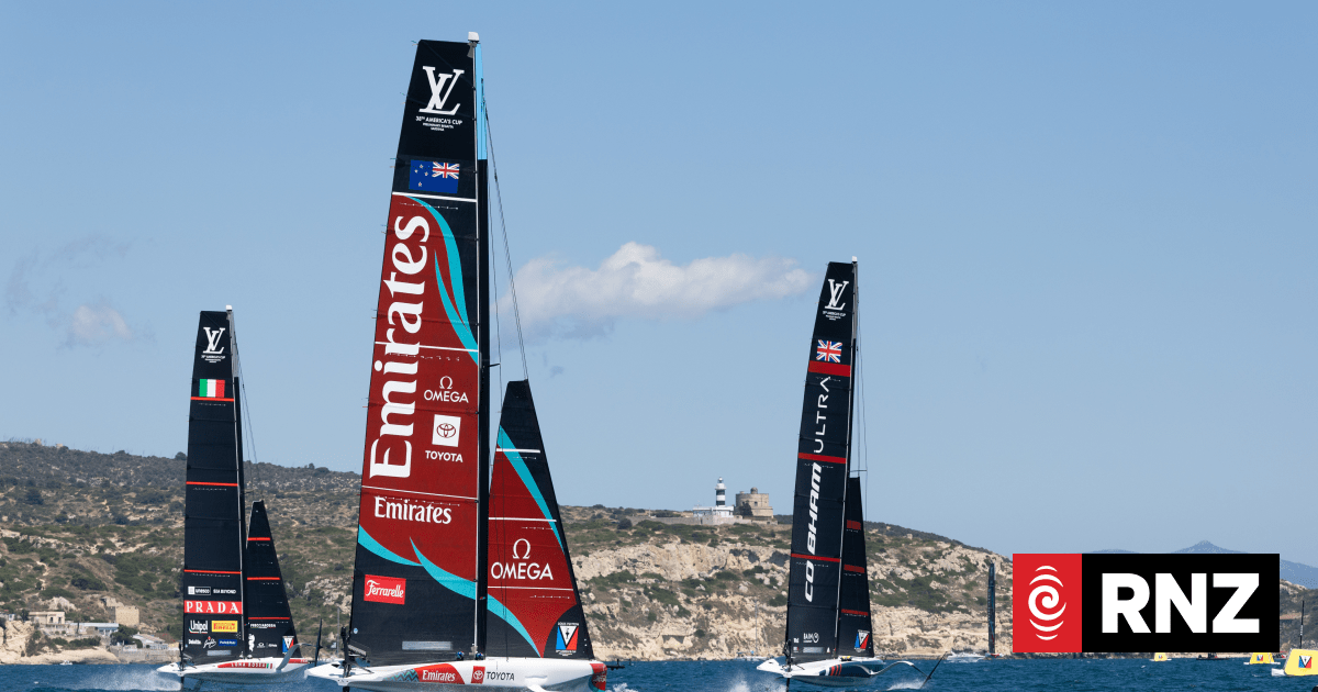 Team NZ second with a day to sail at America's Cup preliminary regatta ...