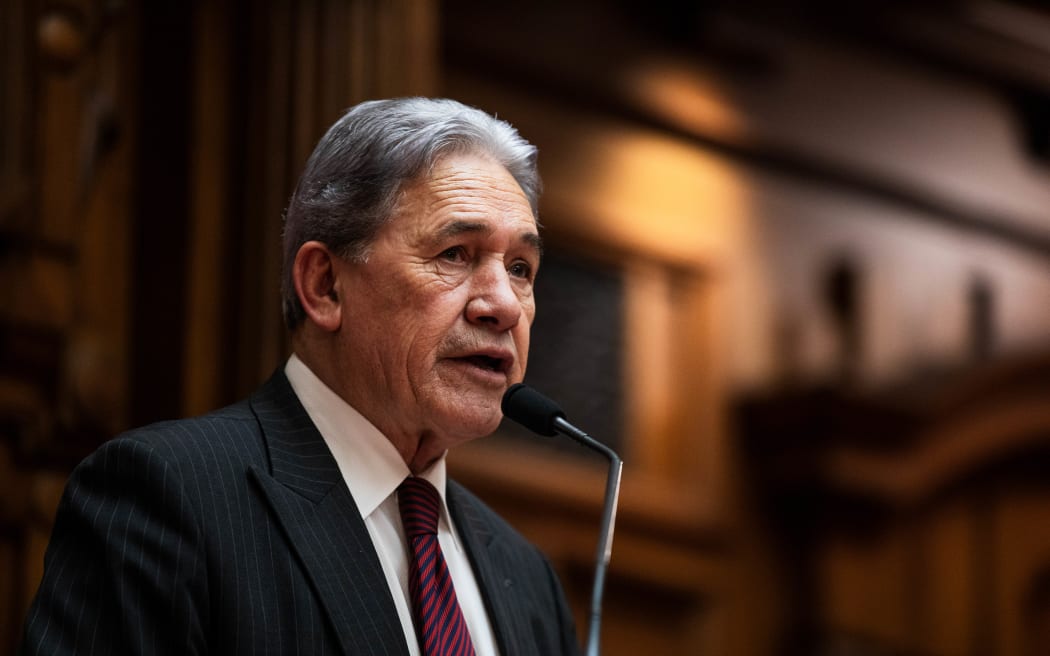 Foreign Affairs Minister Winston Peters speaks at Pacific Islands ...