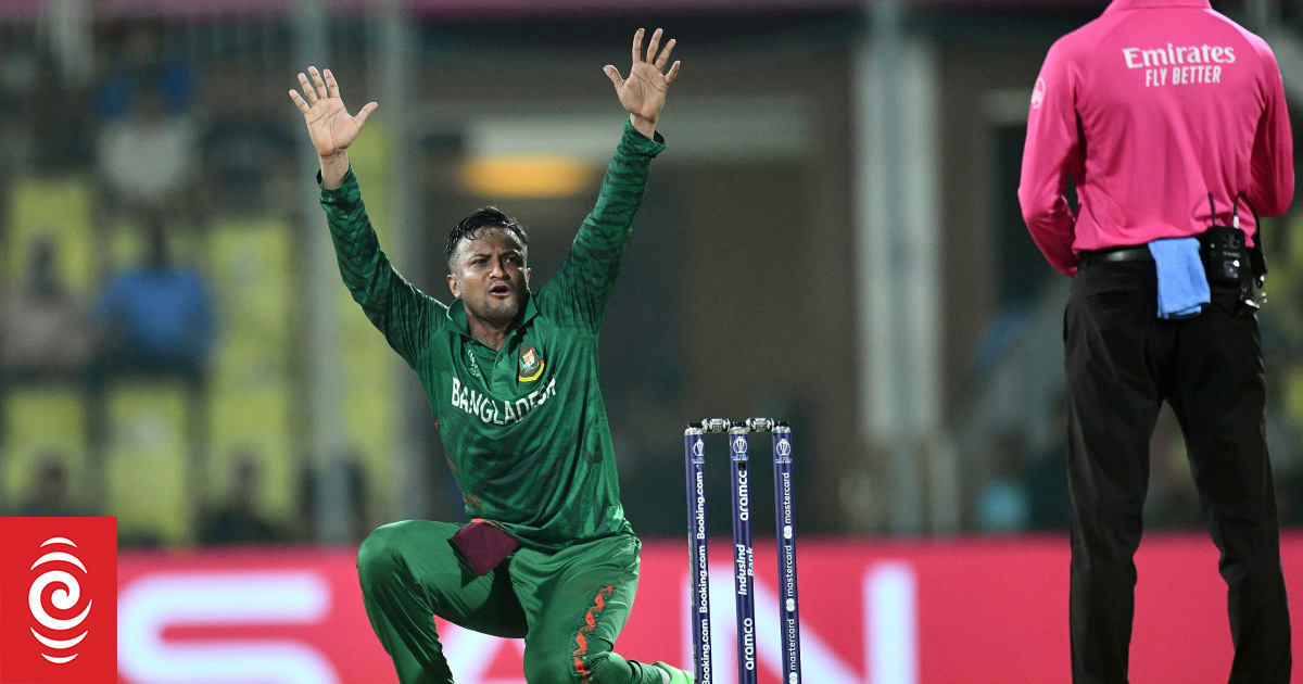 Bangladesh skipper Shakib injured out of World Cup | RNZ News