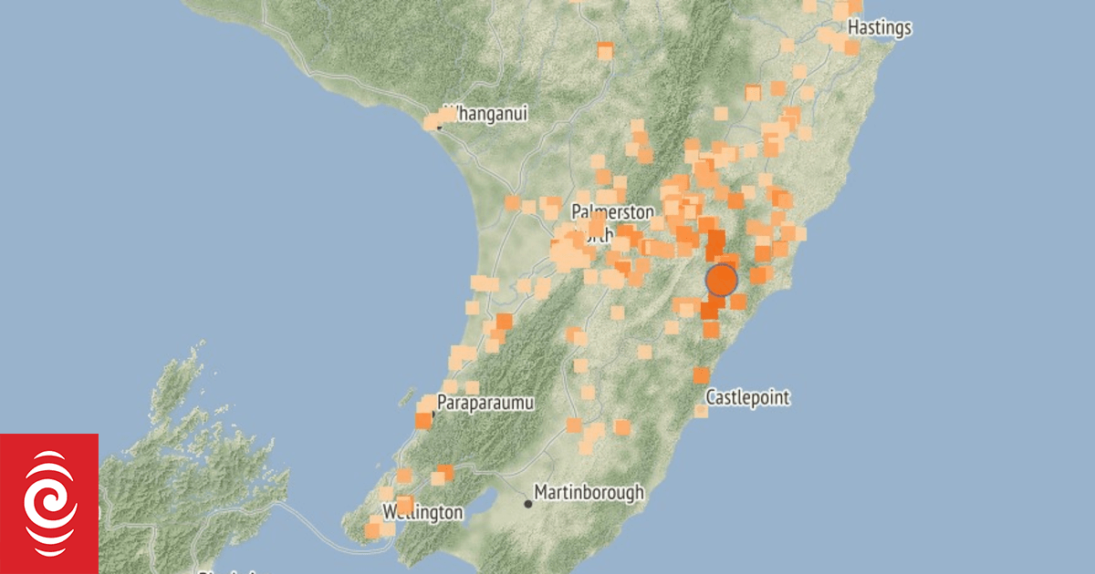 Moderate 4.8 earthquake hits Tararua district | RNZ News