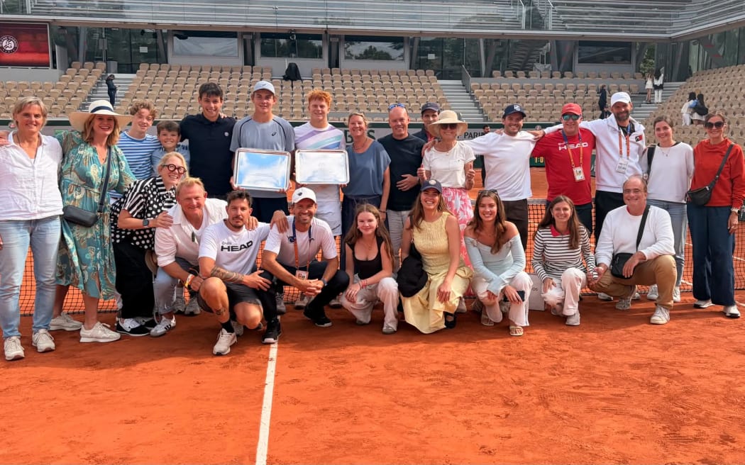 Tennis: Auckland-born Jamie Mackenzie wins boys' doubles at French Open ...