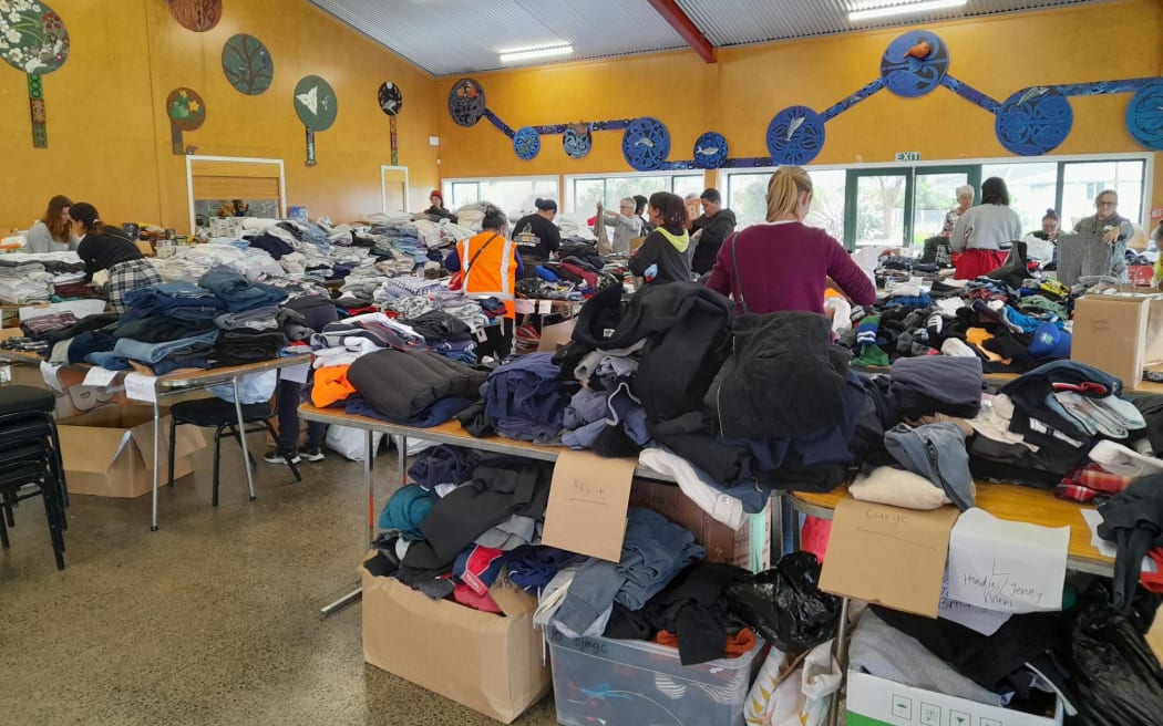 Donations for cyclone victims 'a fine oiled operation' | RNZ News