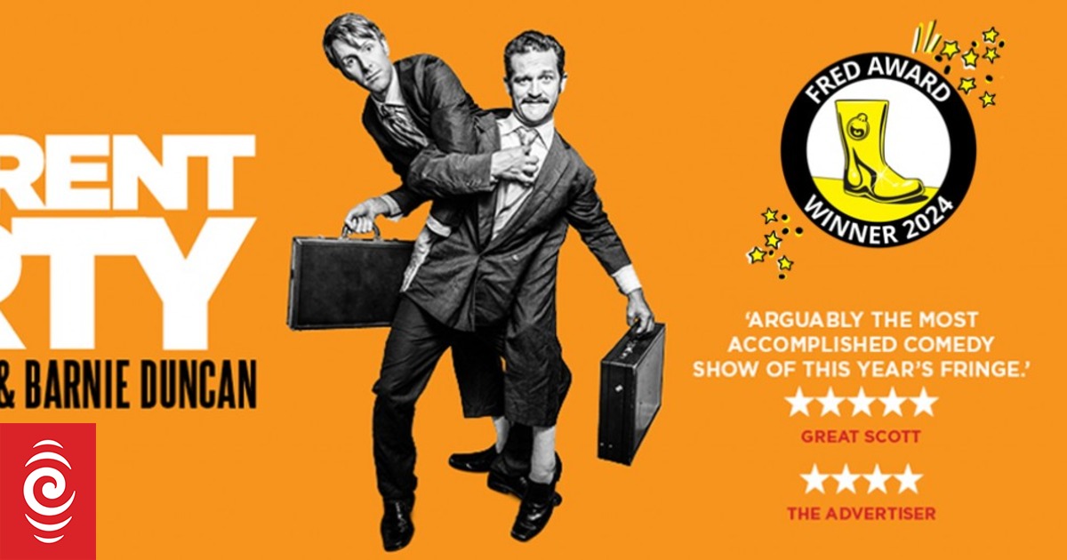 Fred Award-winning comedians Barnie Duncan and Trygve Wakenshaw | RNZ