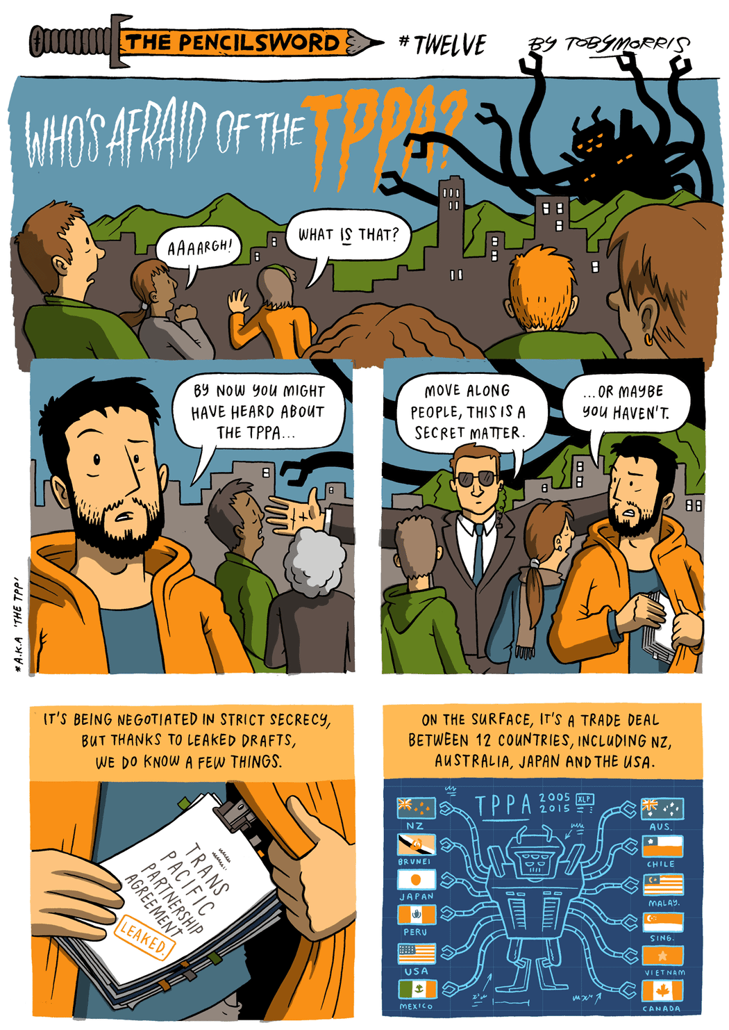 The Pencilsword: Who's afraid of the TPPA? | RNZ News
