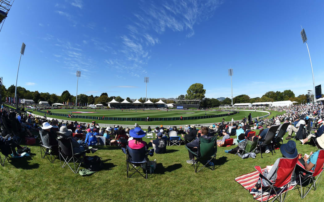 Cricket fan shocked to see Hagley Oval recycling dumped in skip | RNZ News