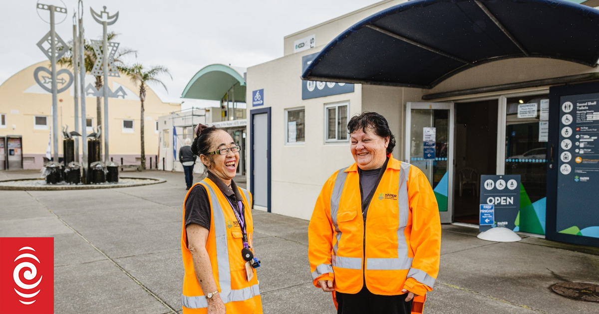 Napier Sound Shell toilets custodian's humour brightens the busiest ...