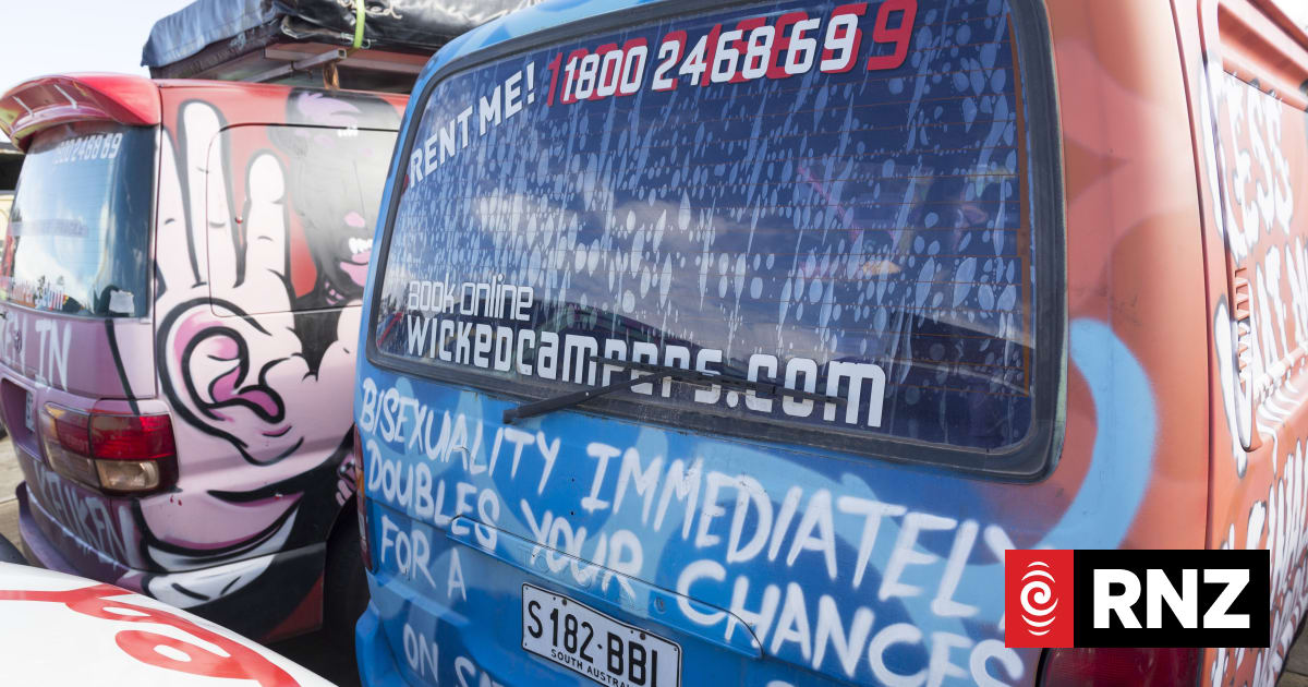 Wicked Campers faces slogan censorship | RNZ