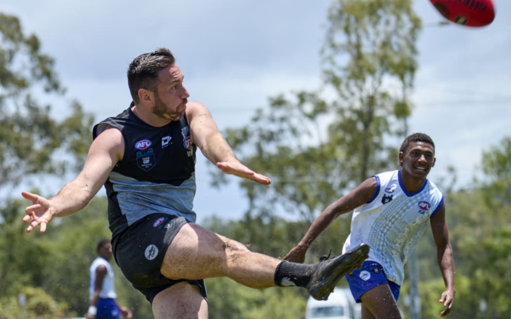 NZ Kahu fall short in AFL Pacific Cup 2024 final | RNZ News