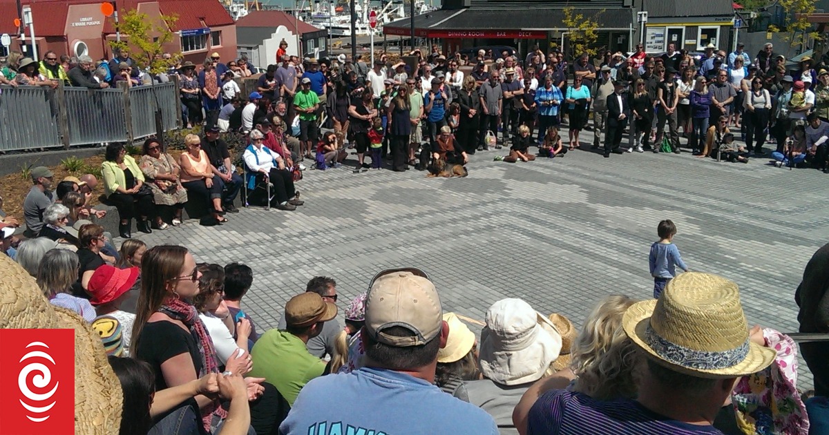 Lyttelton opens new $3m town square | RNZ News