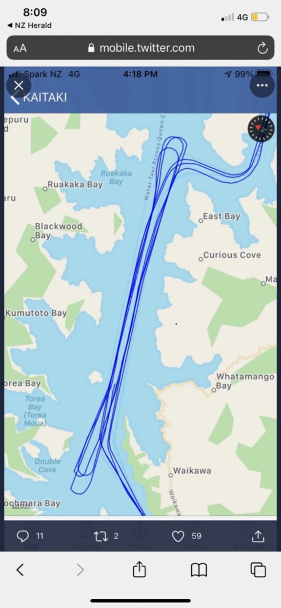 Record high winds cause a marathon Interislander crossing | RNZ
