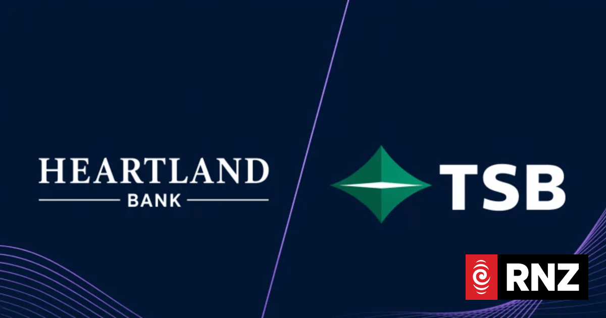 Heartland Bank planning to buy TSB for $620 million in merger | RNZ News
