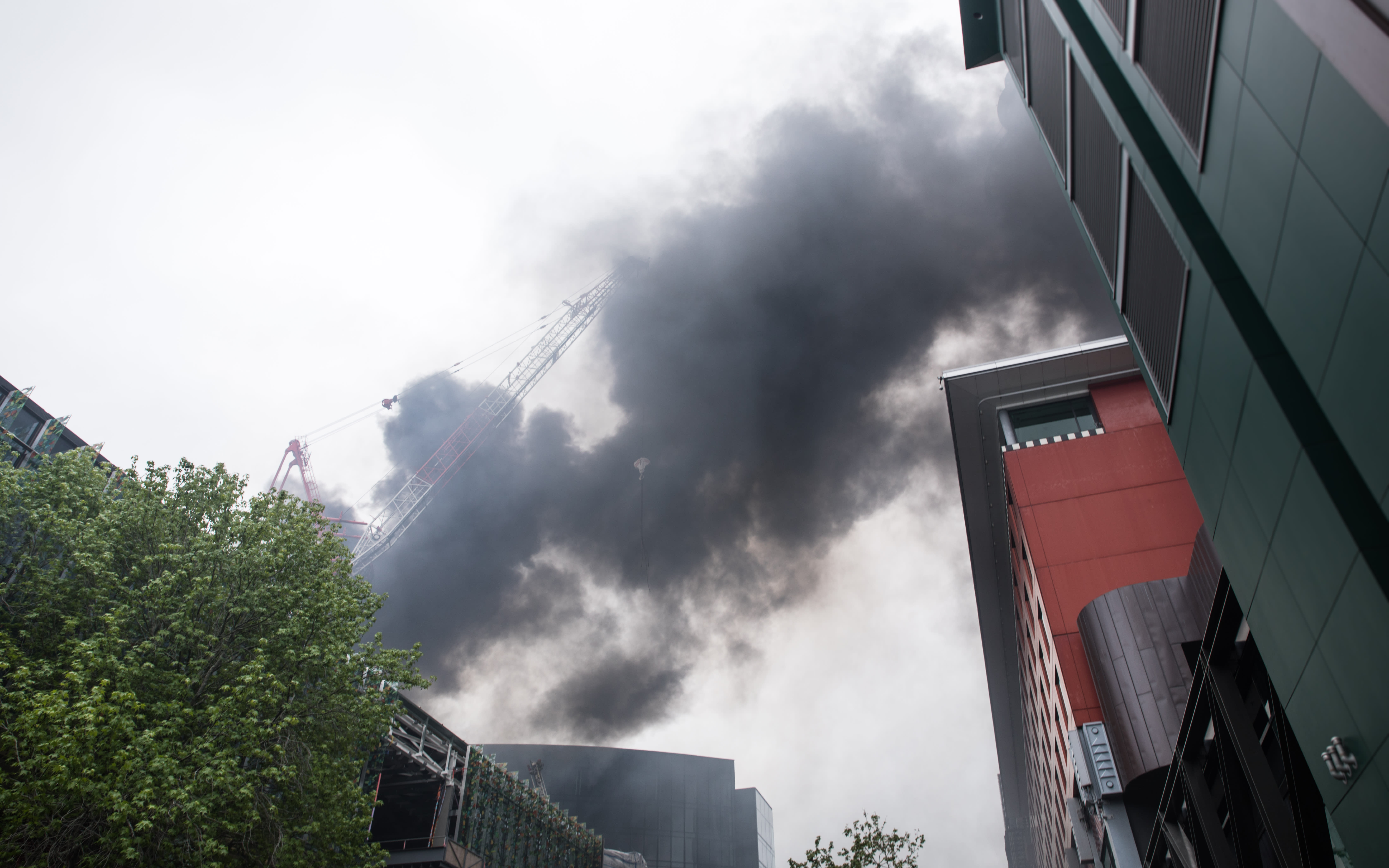 Auckland SkyCity convention centre fire | A Gallery from News | RNZ