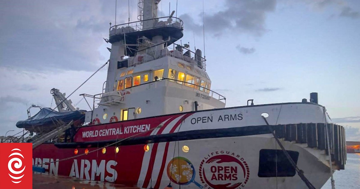 Gaza aid ship sets off from Cyprus | RNZ News