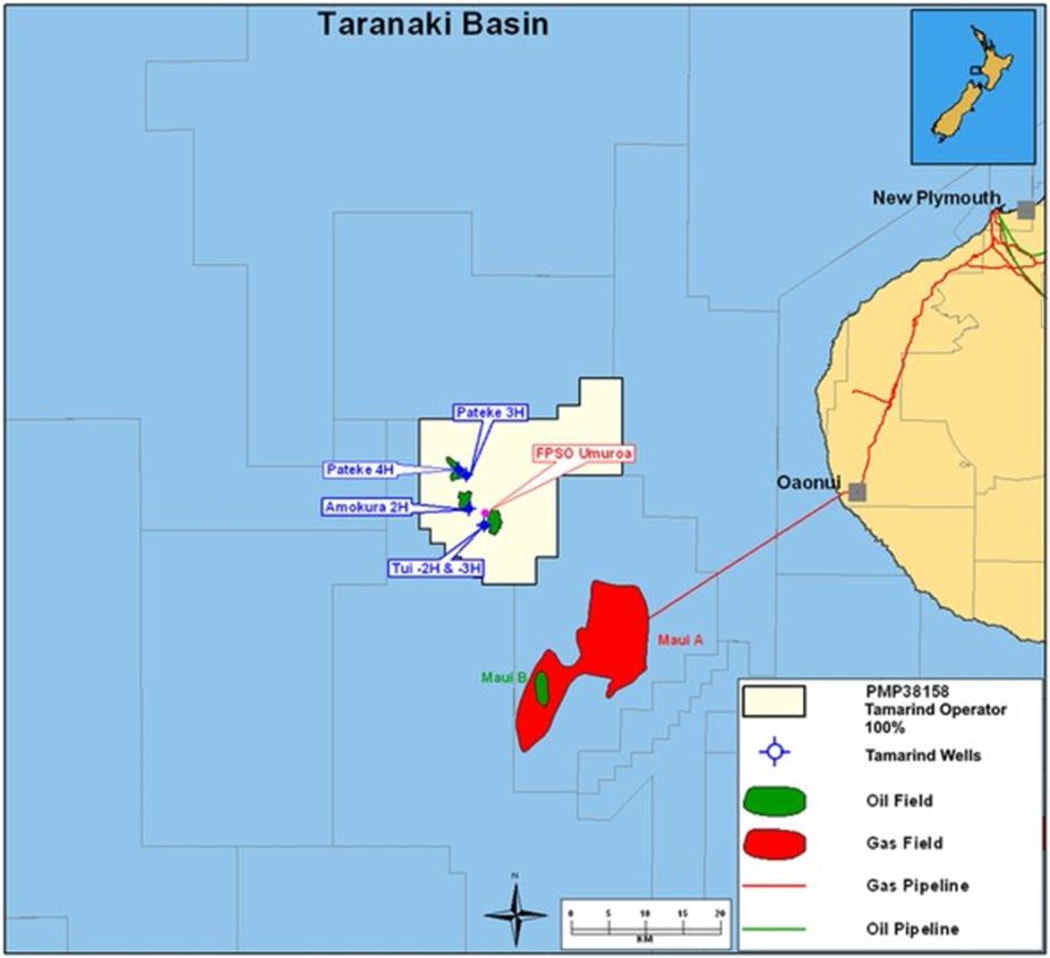 Taranaki's Tui oil field: survey request shows split pipe | RNZ News