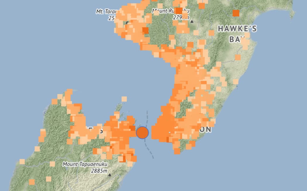 Magnitude 5.7 quake shakes central NZ | RNZ News