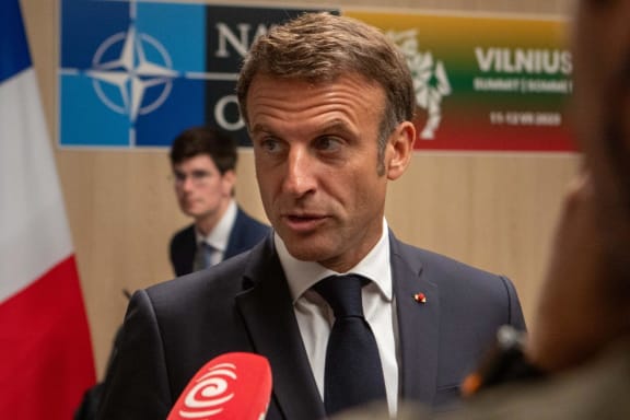 French President begins tour of the Pacific | RNZ