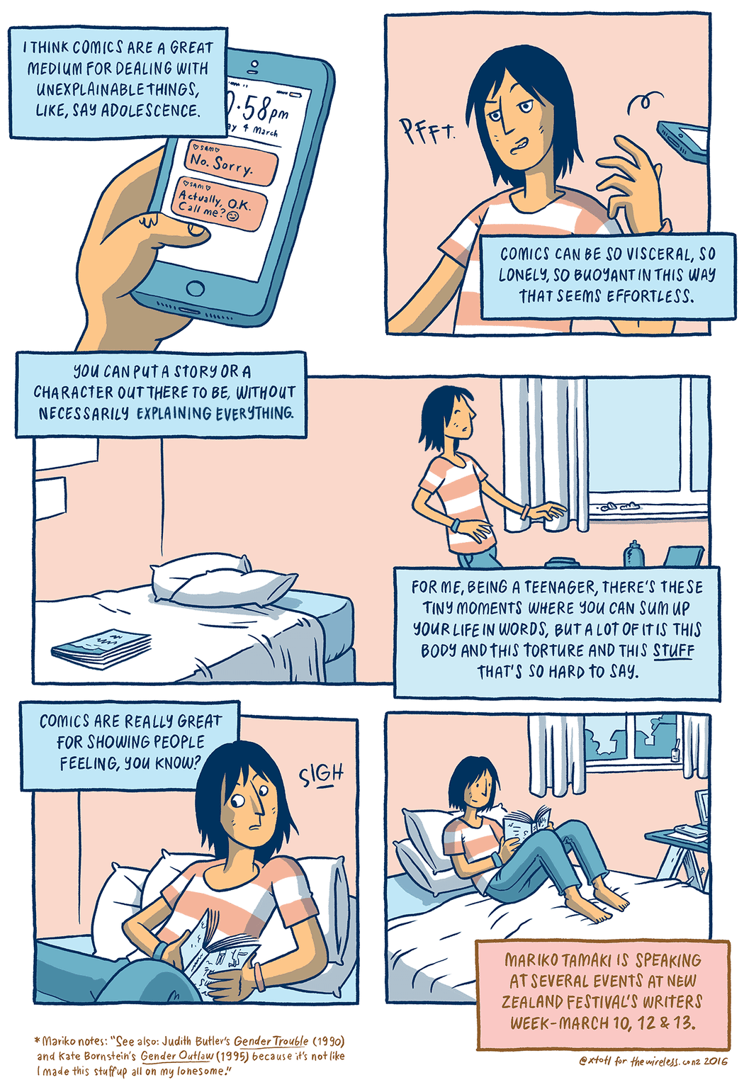 The Pencilsword: Mariko Tamaki and the mess of feelings | RNZ News