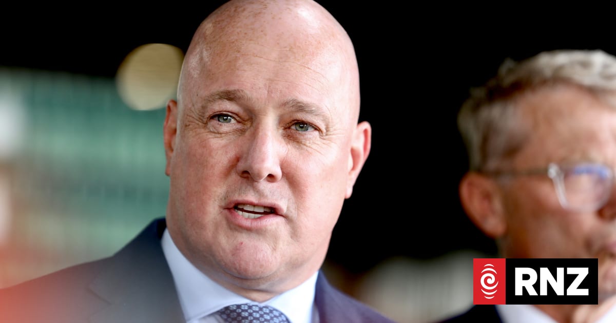 Prime Minister Christopher Luxon speaks after Palestinian statehood ...