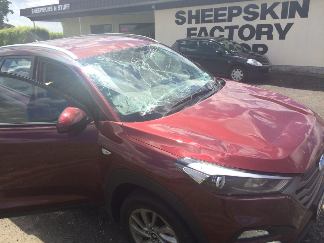Hyundai bonnet fault driver speaks out | RNZ News