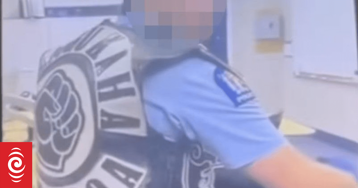 Police Minister Mark Mitchell Criticises Cop Posing With Gang Patch