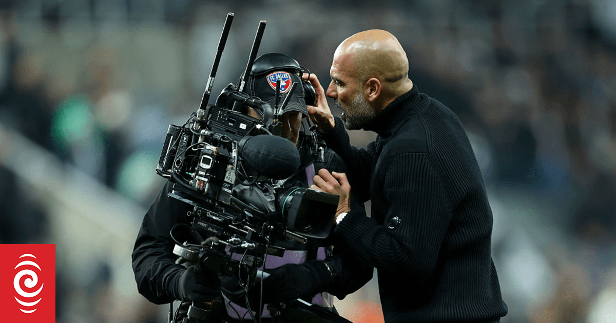 Man City's Pep Guardiola apologises for confrontation with cameraman ...
