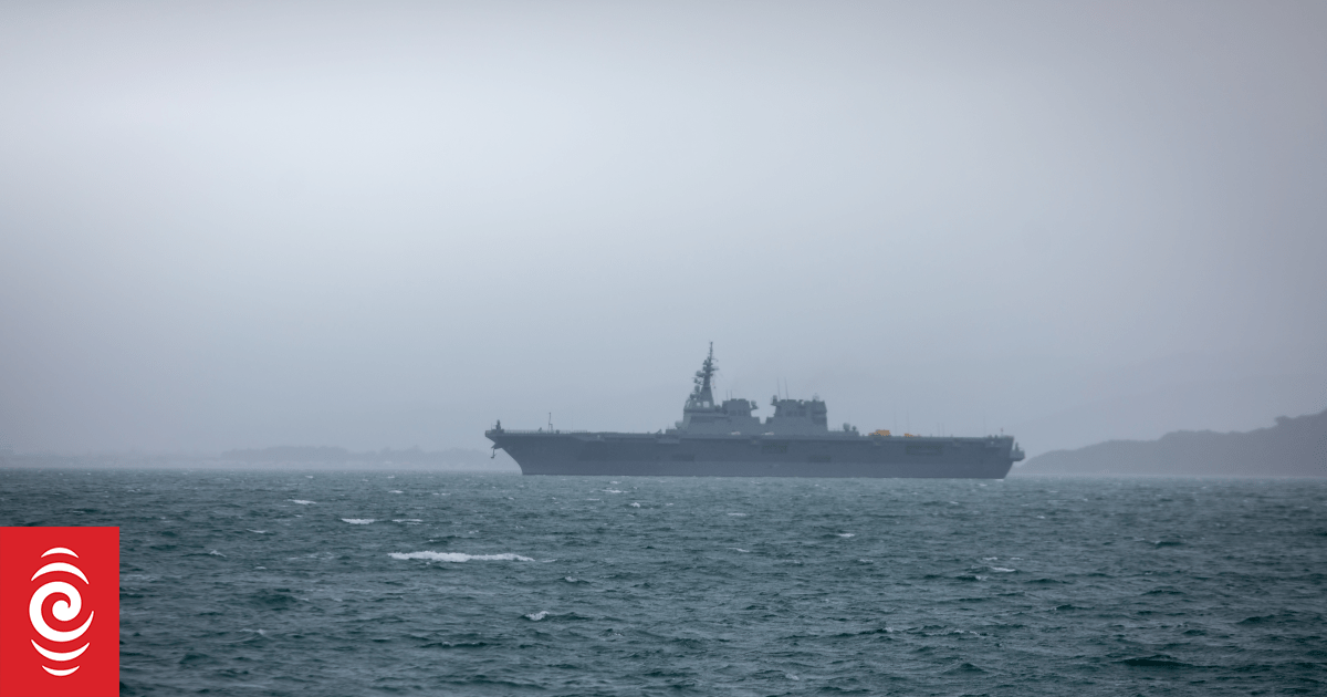 Japanese warships arrive in Wellington | RNZ News